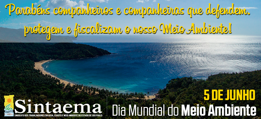 5 de junho – Dia Mundial do Meio Ambiente | Sindicato dos Trabalhadores ...