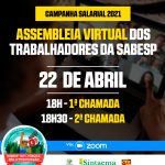 assembleia-virtual-sabesp-sintaema-22-abril-2021 | Sindicato dos Trabalhadores em Água, Esgoto e ...